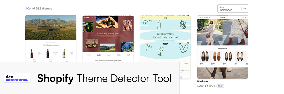 Detect Shopify store theme Tool | DevCommerce Tools